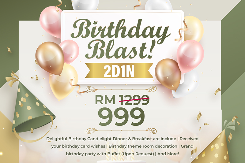 Majestic Birthday Celebrations Package - The Orchard Resort and Spa